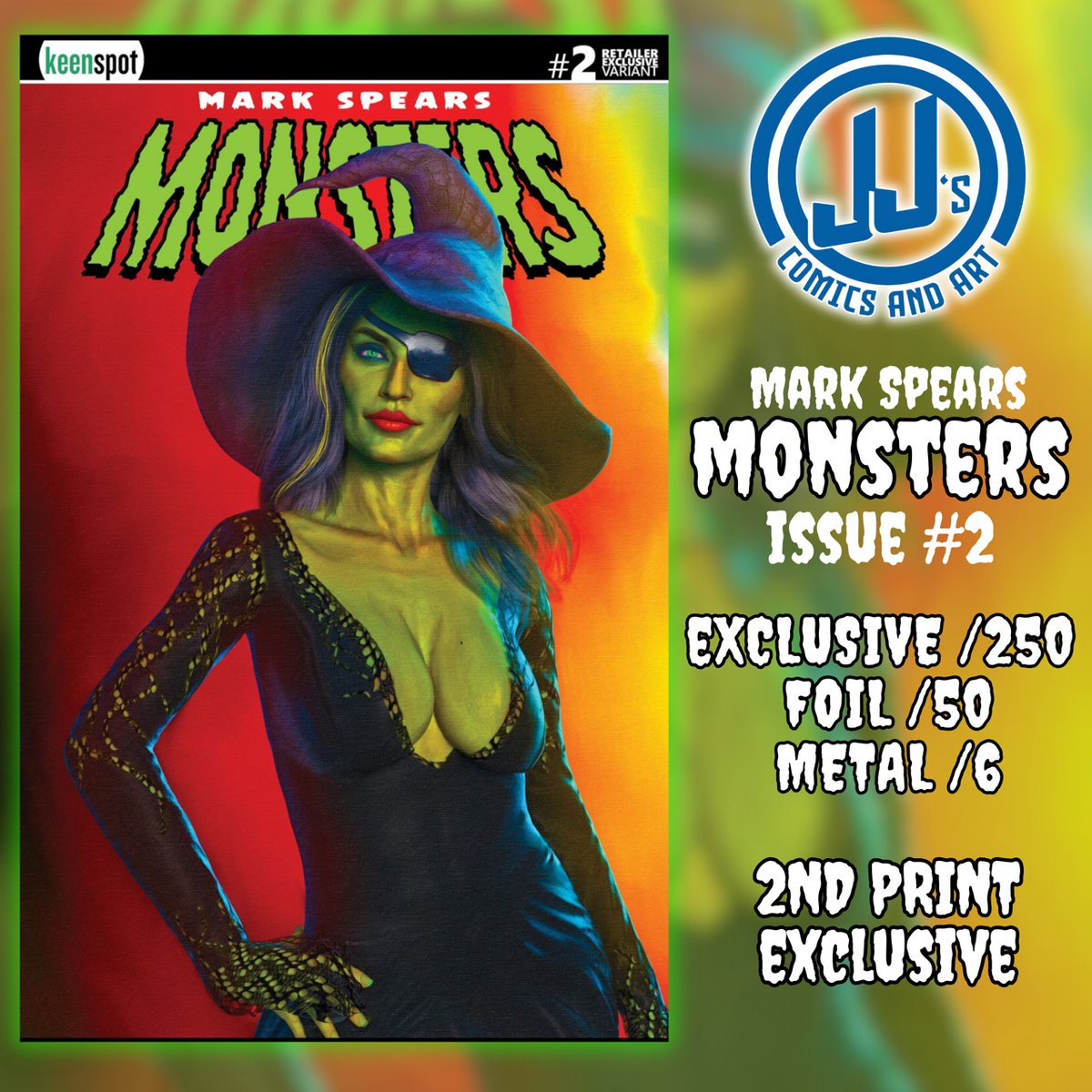 MARK SPEARS MONSTERS #2 - EXCLUSIVE TD - LTD 250 – JJ's Comics and Art